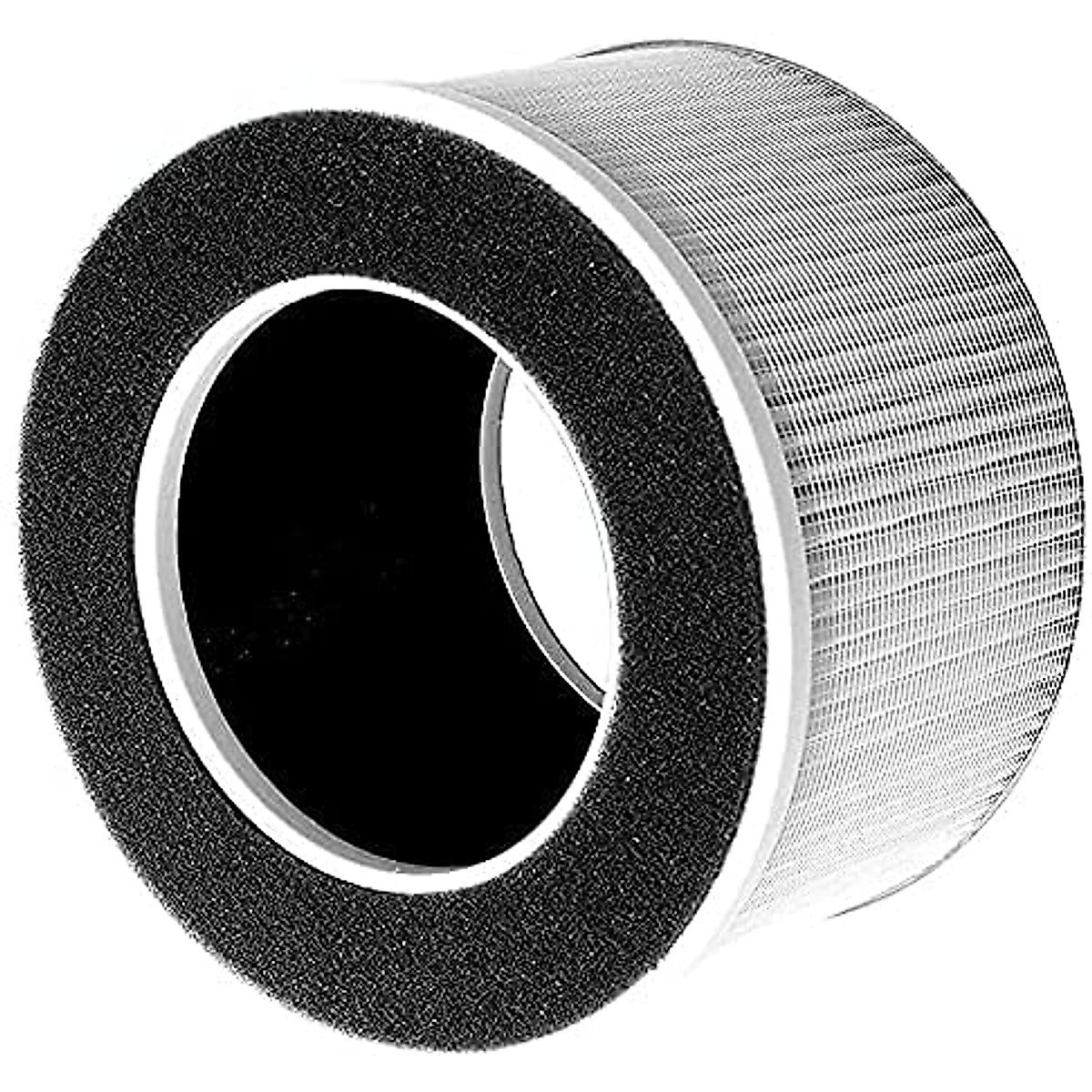 Nispira True HEPA Air Filter Replacement Compatible with Membrane Solutions MSB3 Air Purifier, 3 Pack