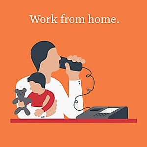 Ooma Office DP1-O Business Desk Phone –Connects wirelessly to Ooma Office base station. Works with Ooma Office cloud-based VoIP phone service for small business, Black.