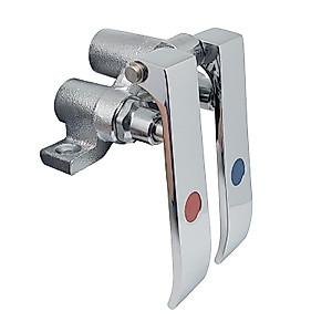 AmGood Stainless Steel Dual Knee Pedal Valve Control for Faucet