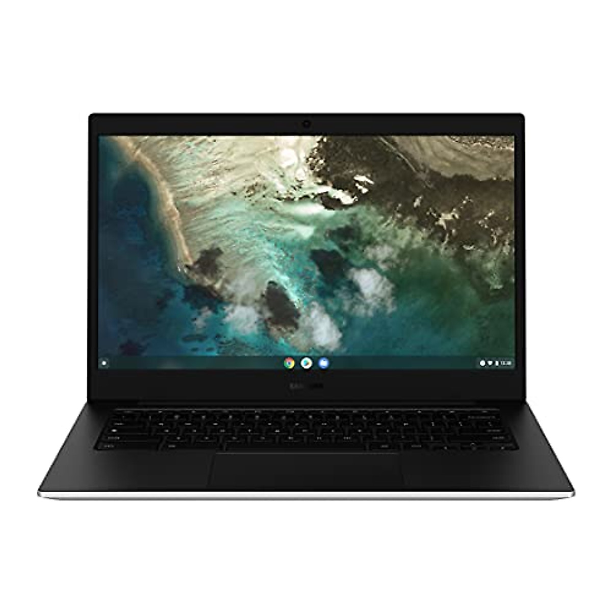 Samsung Galaxy Chromebook Go-Laptop Computer Lightweight Slim Durable Design 12-Hour-Battery Wi-Fi 6 Share Files-with-Phone, Black,Silver,32GB