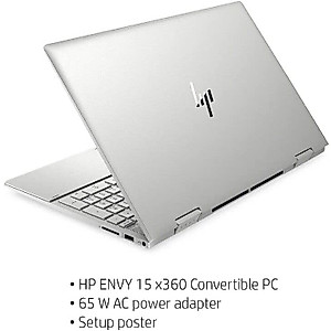 2022 Newest HP Envy x360 2-in-1 15.6" Touch-Screen Laptop, Intel Core i5-1135G7, Intel Iris Xe Graphics, 8GB DDR4 RAM, 512GB PCIE SSD, Backlit Keyboard, Lightweight, Win 11 Home, Silver