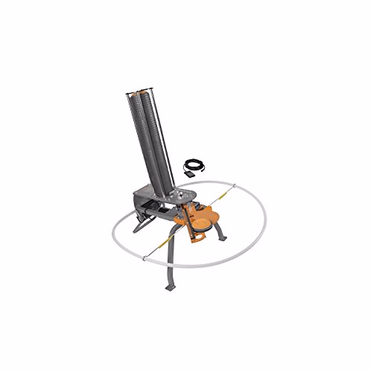 Champion Workhorse Electronic Clay Pigeon Thrower, Compact Skeet Thrower with 50 Clay Magazine