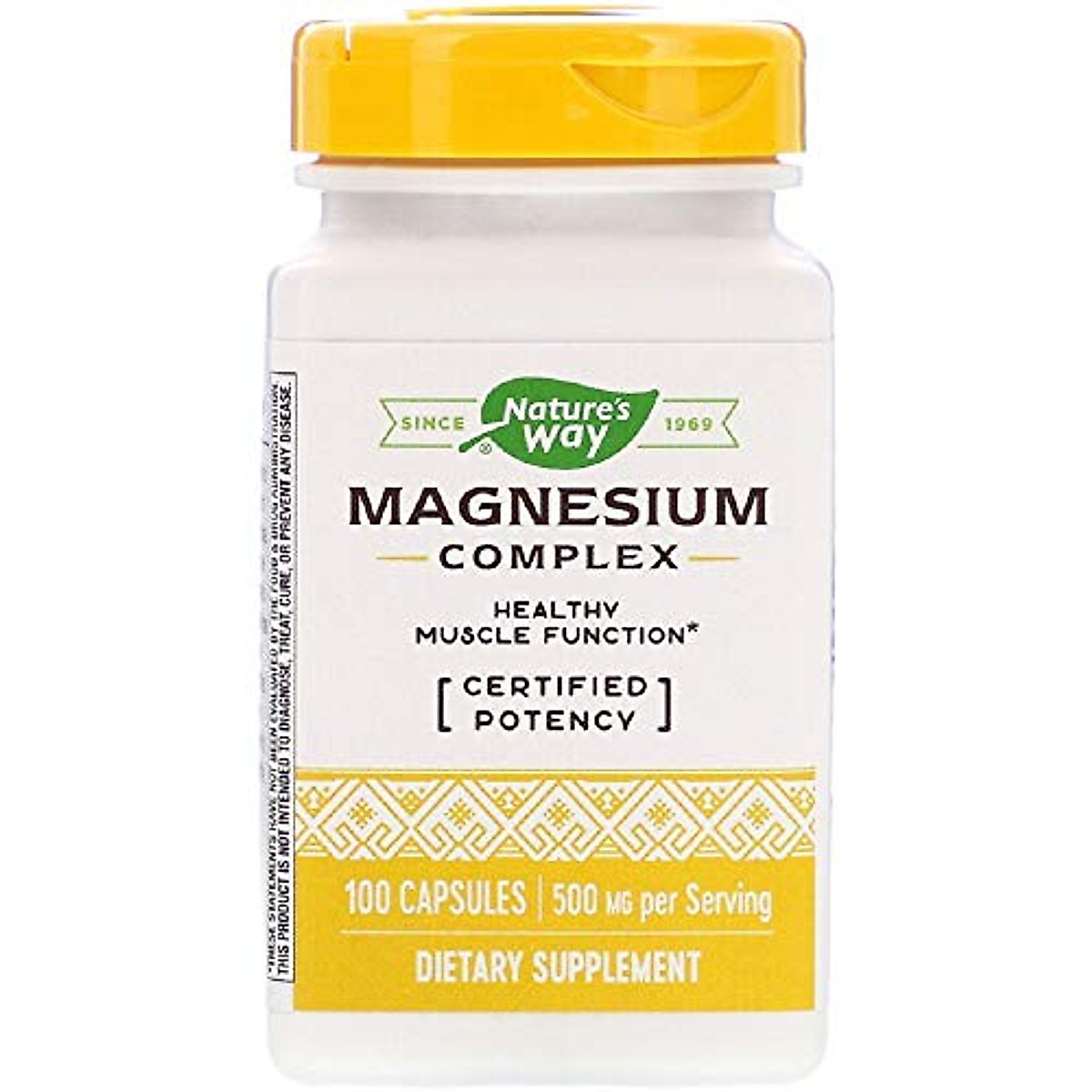 Nature's Way Magnesium,500 Mg, 100 Cap