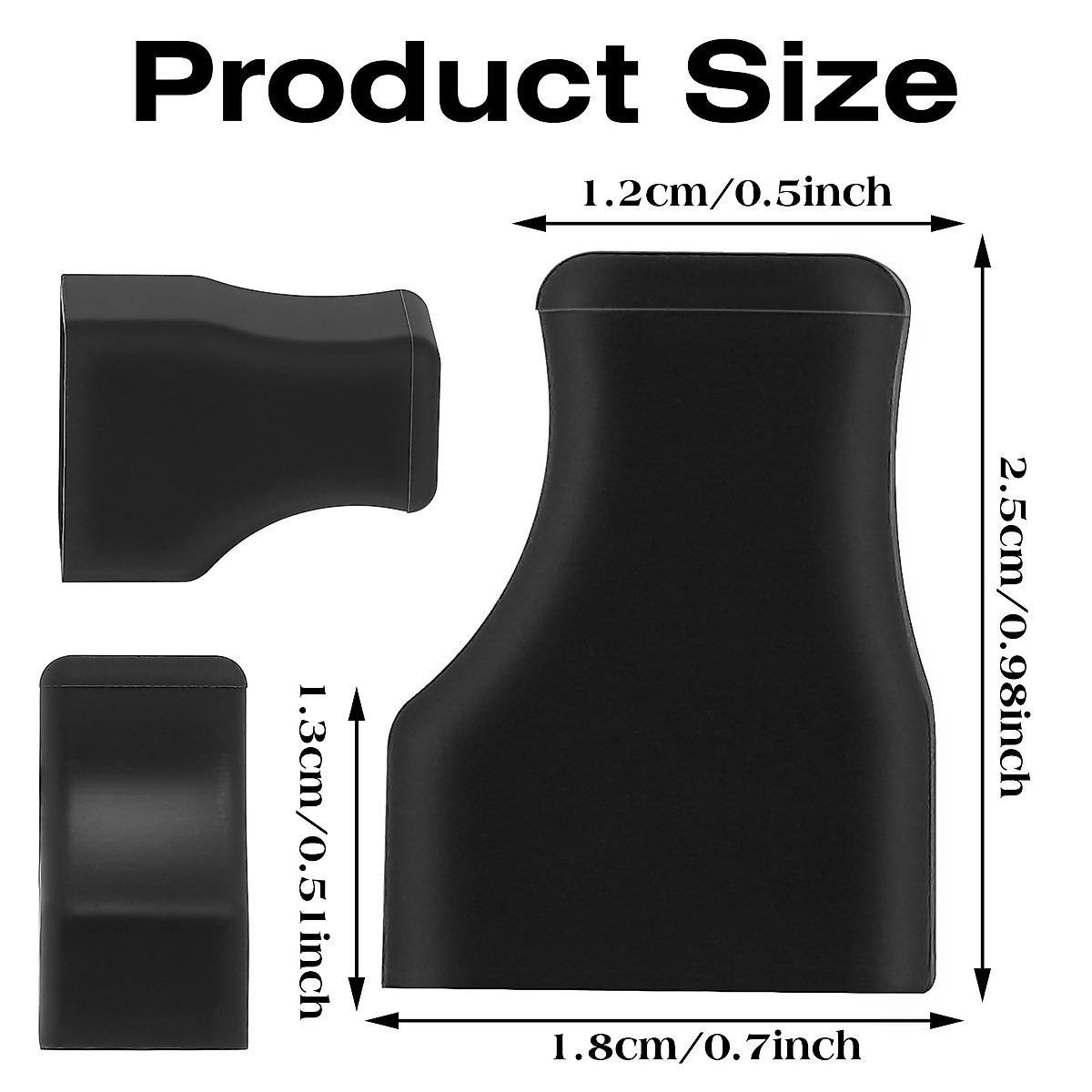 Aster 12 Pcs Coffee Syrup Pump Covers, Silicone Skinny Syrup Pump Tip Cap Covers Fits for Syrup Pump, Pour Dispenser, Oil Liquor Bottle, Keep Syrups Condiments Bottles Clean Preserved, Black