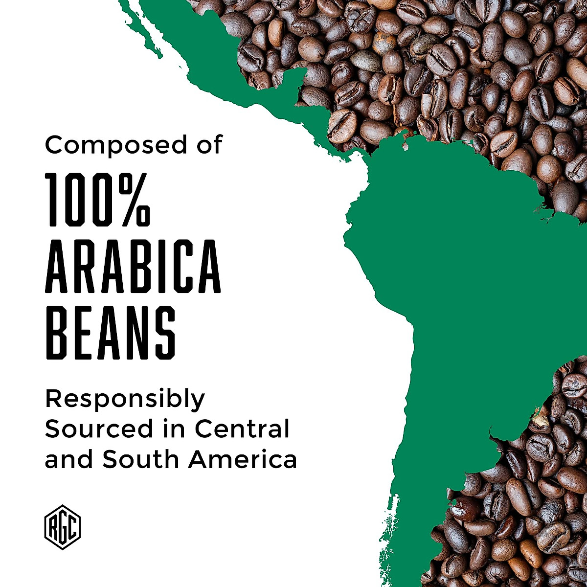 Real Good Coffee Company - Whole Bean Coffee - Organic Dark Roast Coffee Beans - 2 Pound Bag - 100% Whole Arabica Beans - Grind at Home, Brew How You Like