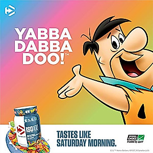 Dymatize ISO100 Hydrolyzed Protein Powder, 100% Whey Isolate , 25g of Protein, 5.5g BCAAs, Gluten Free, Fast Absorbing, Easy Digesting, Fruity Pebbles, 3 Pound