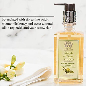 Antica Farmacista Damascena Rose, Orris and Oud Hand and Body Wash, 10 Fl Oz