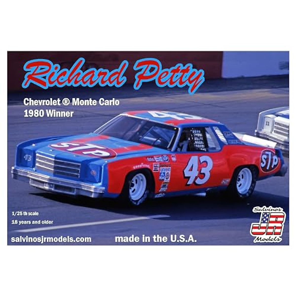 Salvinos Jr Models SJMRPMC1980N Nascar. Plastic Model kit