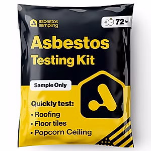 Asbestos Test Kit - Sample Only Testing - 72hr (3 Business Day) NVLAP lab Result with lab Testing fee Included. (1 Samples)