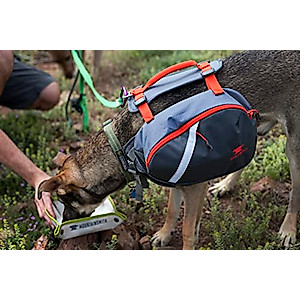 Mountainsmith K9 Dog Pack, Adjustable Chest and Back Harness Canine Backpack, Saddle Bags with Zippered Pockets for Camping, Travel, Outdoors, Backpacking, Hiking