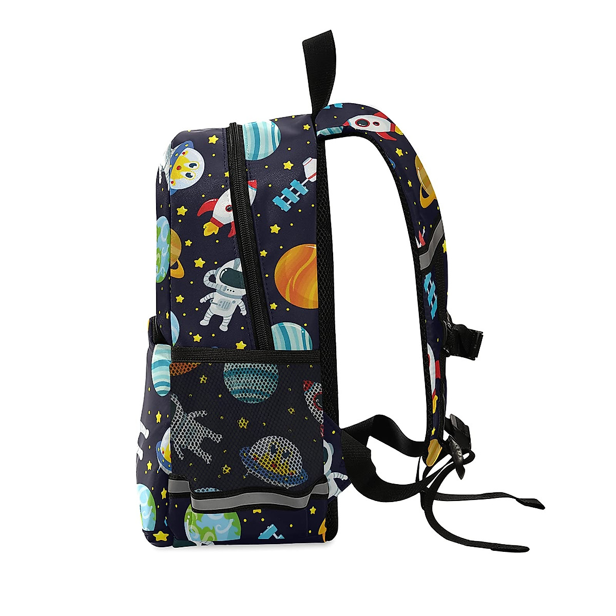 Planet Galaxy Childish Astronaut Toddler Backpack for Kids Boy Girls Age 3-6, Preschool Mini Backpack with Leash