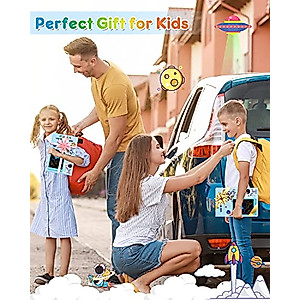 FLUESTON LCD Writing Tablet Doodle Board, Toys for 3 4 5 6 7 8 Year Old Girls Boys, Drawing Pad for Kids, 10 Inch Colorful Electronic Board Drawing Tablet Gifts for Toddler Educational Learning Travel