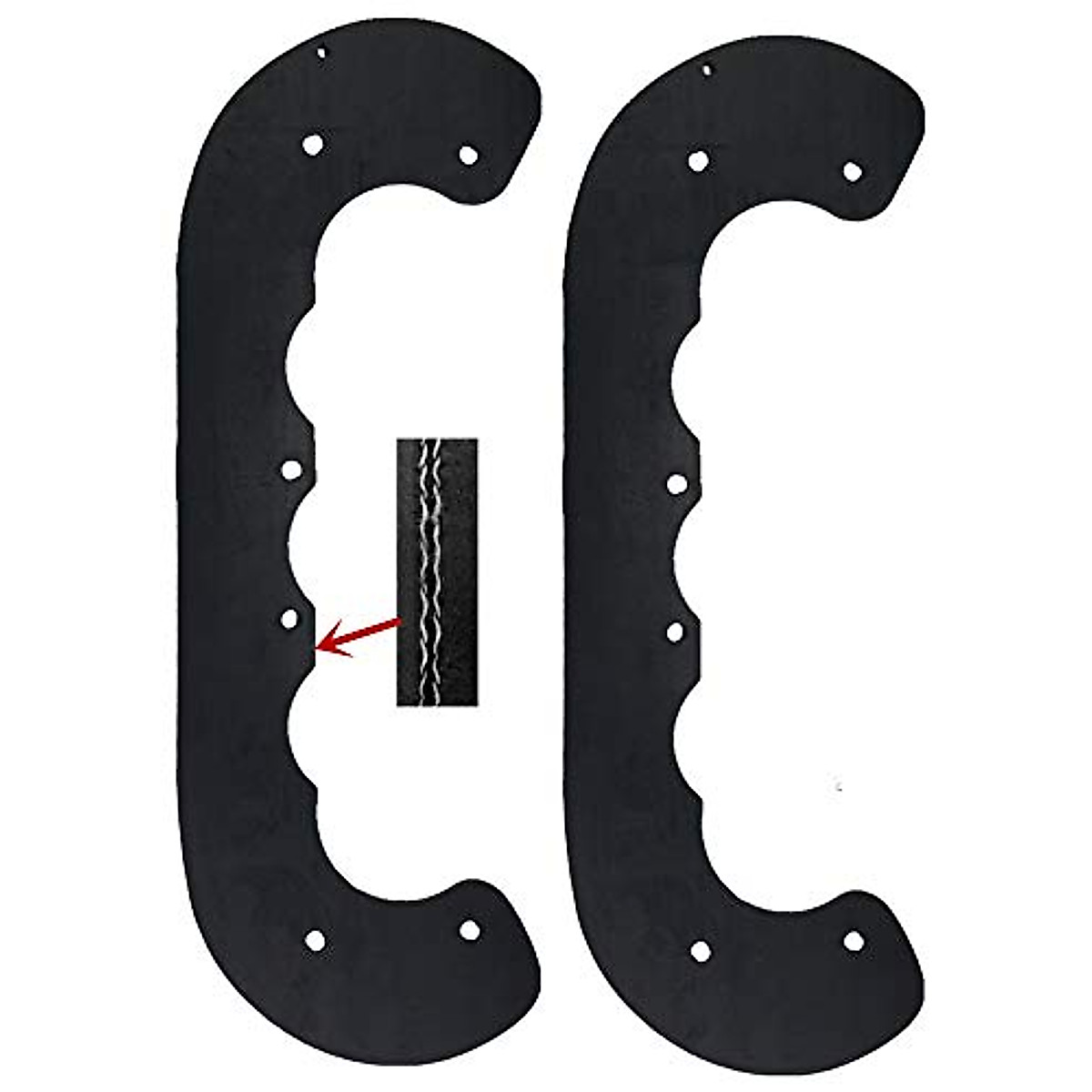 ANTO 99-9313 Snowblower Paddles for Power Clear 210R 221QR 421QR 621 621R 721 721E, for Toro CCR2000 CCR2400 CCR2500 CCR3000 CCR3650 Snowthrower with 66-7460 Primer Bulb Hardware Kit