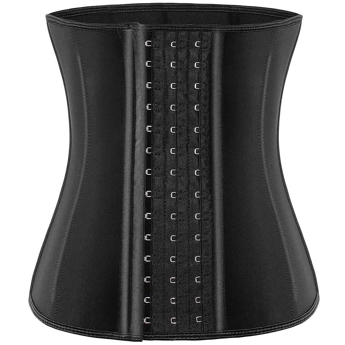 ECOWALSON Waist Trainer for Women Corset Cincher Body Shaper Girdle Trimmer with Steel Bones Extender