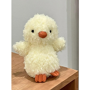 EASELR Cute Little Chick Stuffed Animals, 8" Soft Chick Plush Toy Chick Plushies Pillow Gifts for Kids Girlfriend Birthday Christmas Mother's Day (8inch)