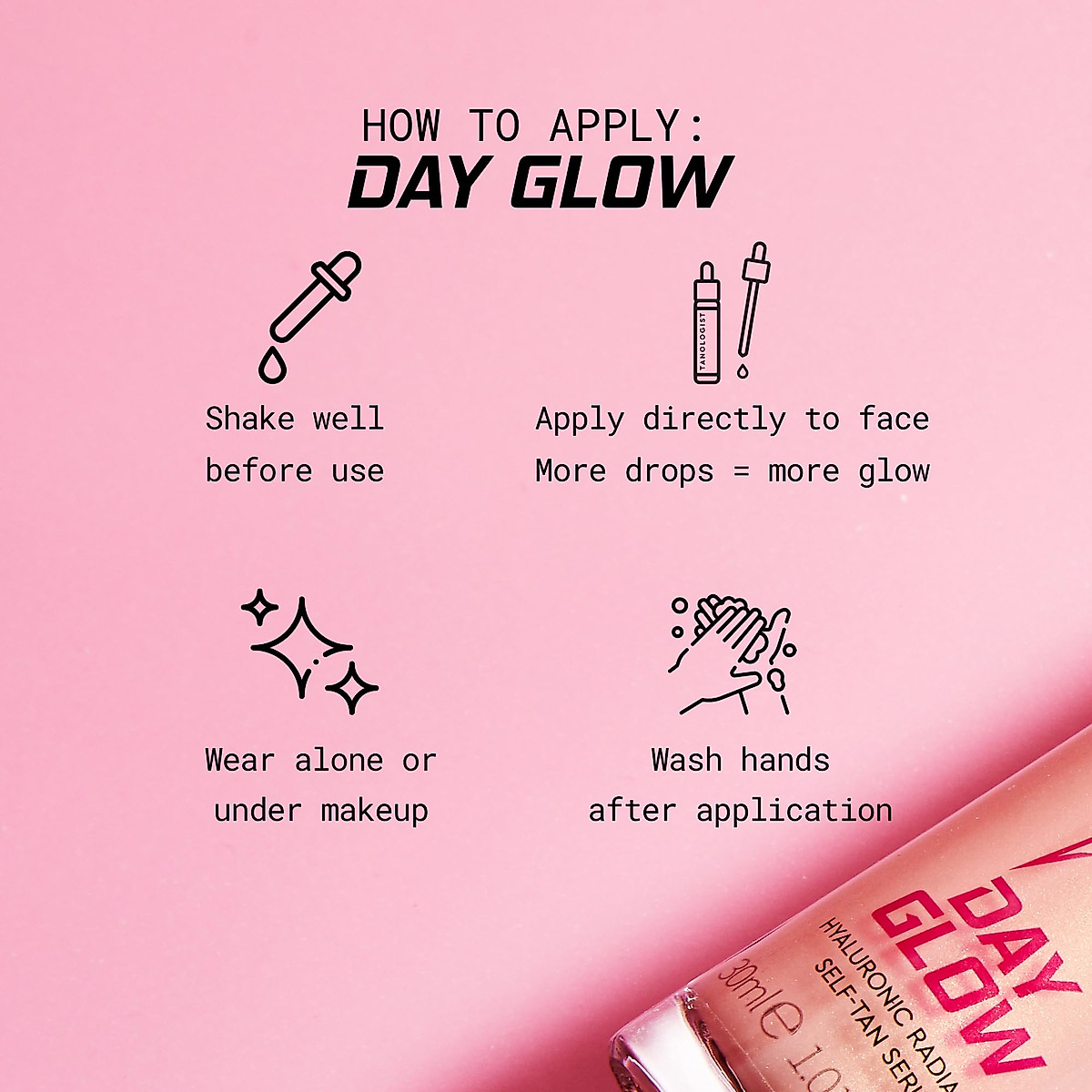 Tanologist Day Glow Hyaluronic Radiance Self-Tan Serum, 1.01 fl. oz/30 ml Bottle