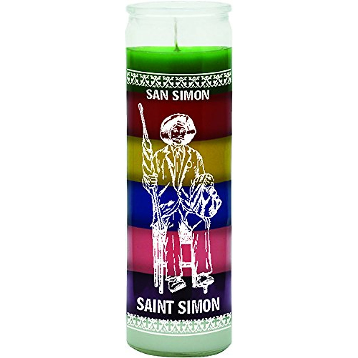Indio 7 Day 7 Color Candle St. Simon