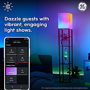 GE CYNC Dynamic Effects Smart LED Light Bulb, Color Changing, Bluetooth and Wi-Fi, Works with Alexa and Google Home, BR30 Indoor Floodlight Bulb
