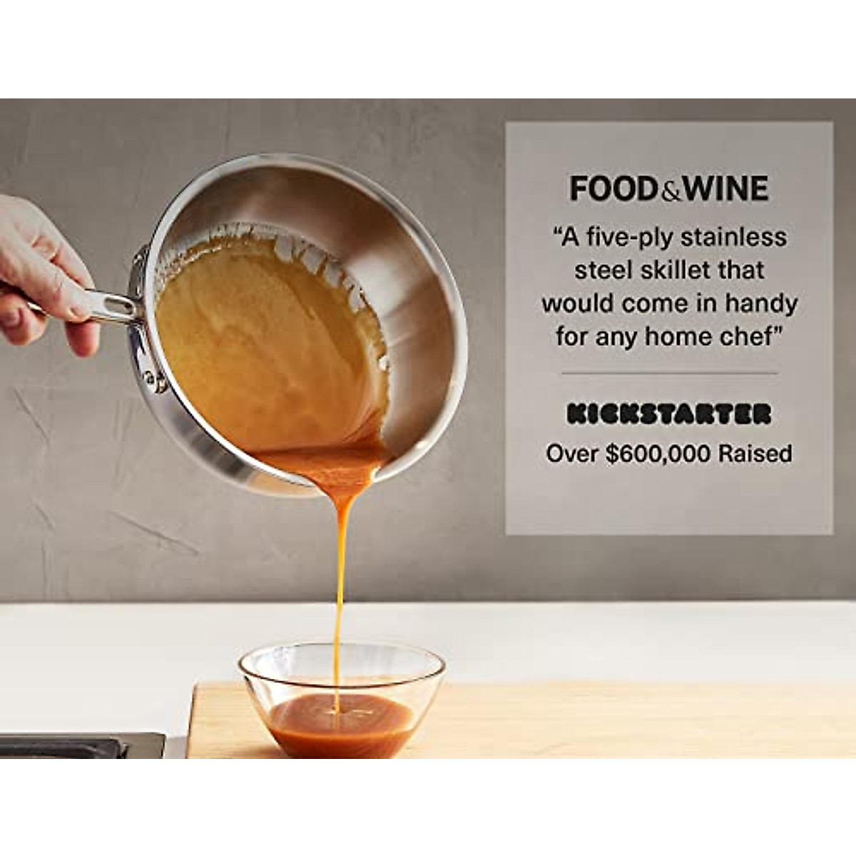 Misen Stainless Steel Pots and Pans Set - Stainless Steel Cookware Set - 12 Piece Complete Kitchen Cookware Sets