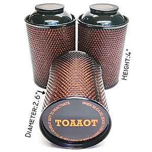 Gun Safe Dehumidifier, Moisture Absorbers, TOAAOT 200g Silica Gel Canister for Gun Case, Tool Box (3 Units)