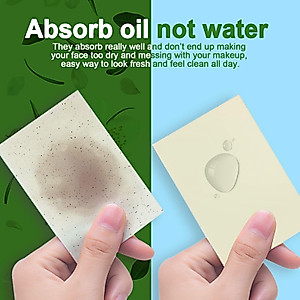 Teenitor 1000 Counts Oil Absorbing Sheets, Oil Blotting Paper, Oil Absorbing Tissues, Face Facial Natural Oil Control Film Blotting for Oily Skin Care Men Women-Jasmine