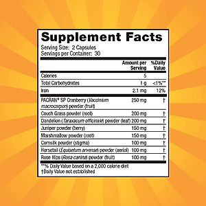 Nature's Secret Urinary Flush & Support 60 Capsules (Pack of 2)