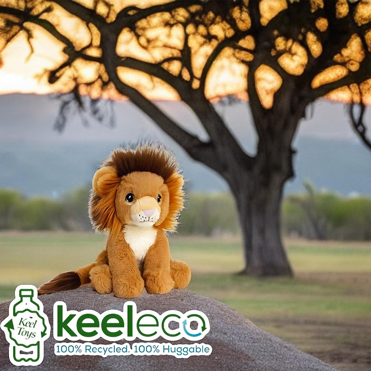 Deluxe Paws 100% Recycled Plush Eco Toys (Lion)