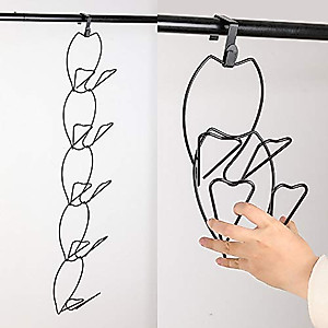 Artliving 5 Pack Door & Wall Mounted Hat Rack Cap Rack Baseball Cap Towel Rack Holder Organizer for Baseball, Caps,Scarfs,Handbag,Towels Closet (Door Hooks and Sticky Hooks Includes)