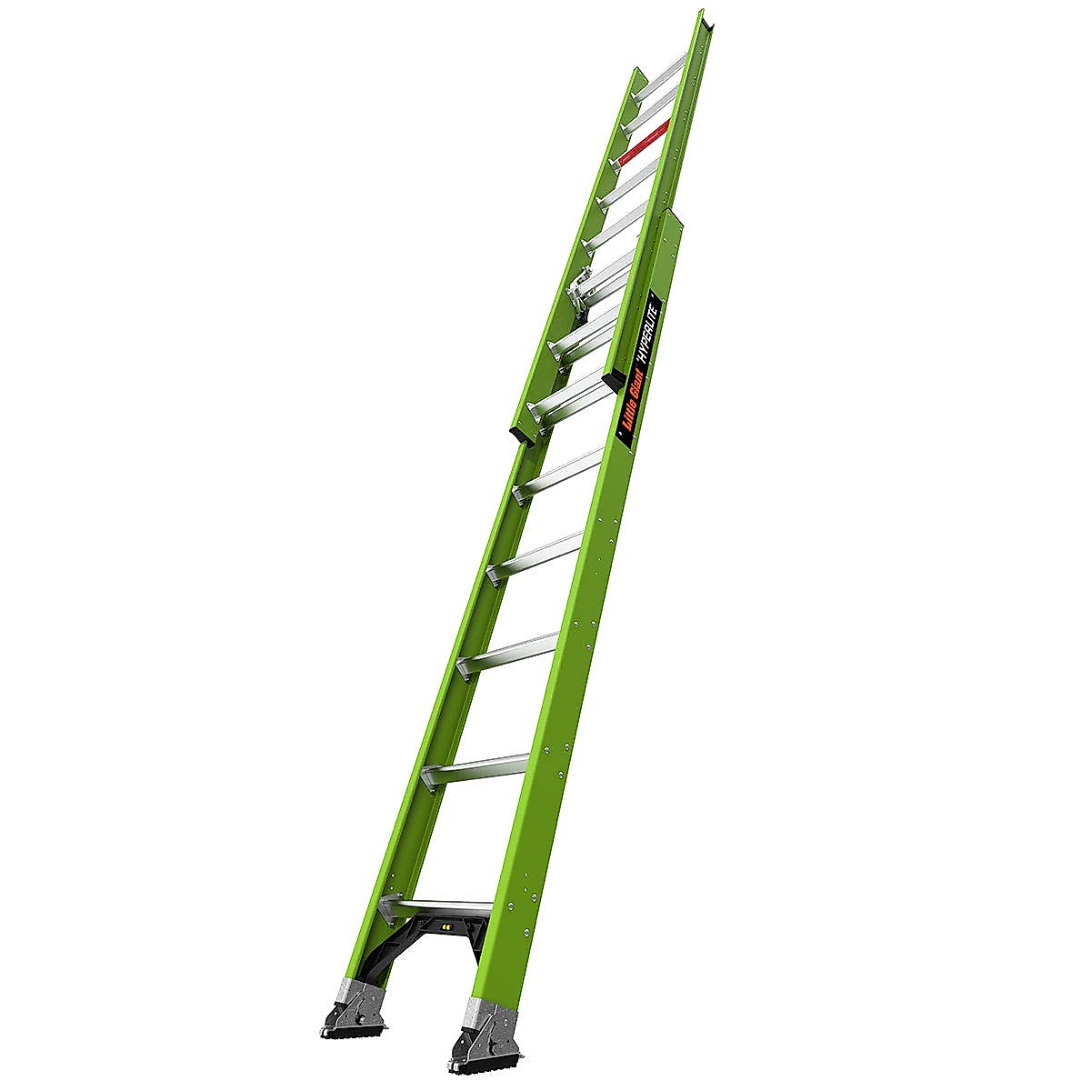 Little Giant Ladders, HyperLite, 16', Extension Ladder, Fiberglass, Type 1A, 300 lbs rated (18716), Green
