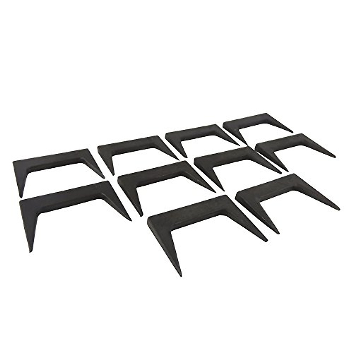 Taytools 500031 Pack of 10 Each 1-1/2 Inch Pinch Dogs with Square Back and Tapered Legs