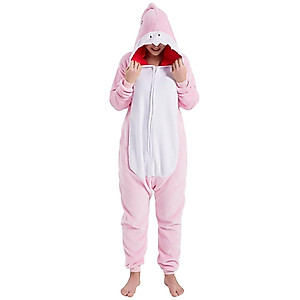 UVIPC Adult outfit Cartoon Shark Grey Blue Pink Unicorn Helloween Christmas Party Cosplay outfits Costume Sleepwear