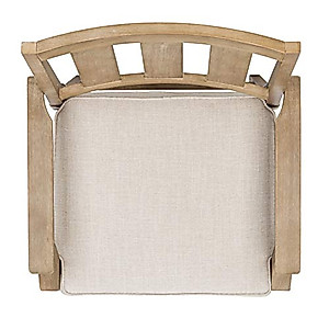 Safavieh Couture Patio Collection San Salvador Natural and White 25-inch Bar Stool (Set of 2)