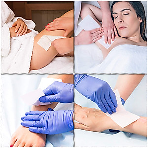 Maitys 1000 Pieces Non-woven Wax Strips Hair Removal Wax Strips Body Facial Hair Removal Tools for Women and Men Hair Removal Use, 2 Sizes