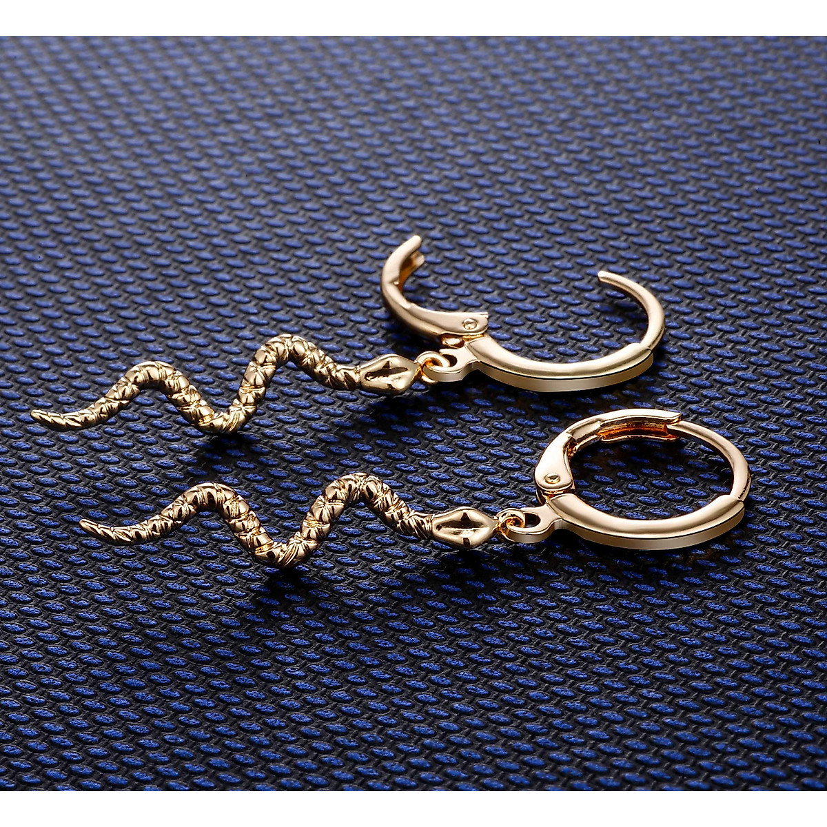 12 Pairs Gold Butterfly Dangle Earrings for Women - Mini Hoop Earrings for Women Butterfly Earrings Cartikage Earrings Snake Earrings Moon Star Earrings Sun Earrings Set for Women Cute Earrings Pack