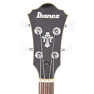 Ibanez AFB, 4-String Bass Guitar, Right, Transparent Black Sunburst (AFB200TKS)