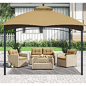ABCCANOPY Riplock Gazebo Replacement Top for Lowe's Allen Roth #GF-12S004B-1