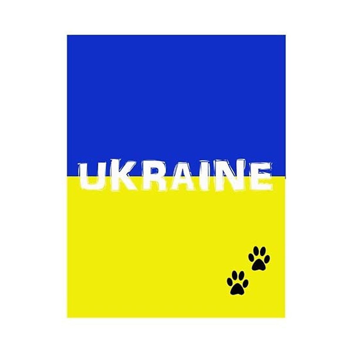 CafePress Ukraine Paws Mugs Ceramic Coffee Mug, Tea Cup 11 oz