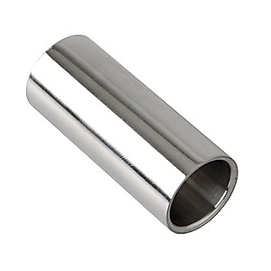 Bestgle Guitar Slide, Set of 3 Sizes Stainless Steel Guitar Slides Metal Hard-chrome Plated Finger Slide for Electric Acoustic Guitar Bass