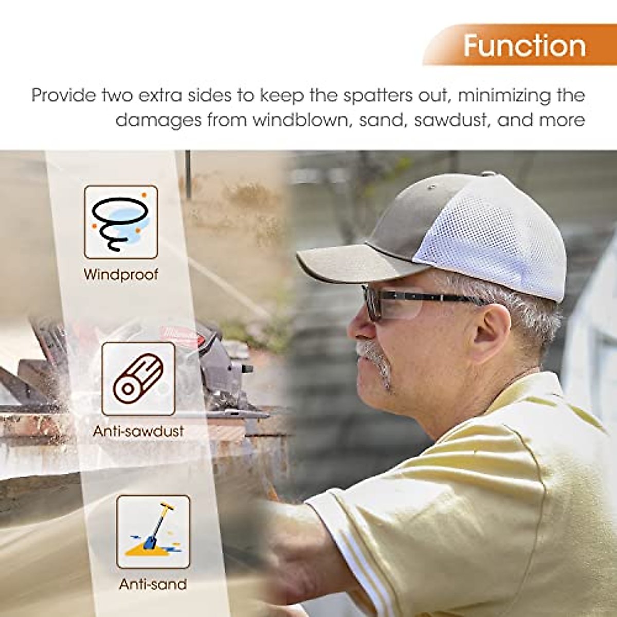 20 Pairs Clear Stretchy Lightweight Glasses Slip-on Side Shields Fit Most Glasses Frames for Minimizing the Injuries to the Eyes from Windblown Particulates Sand and More，20 pack