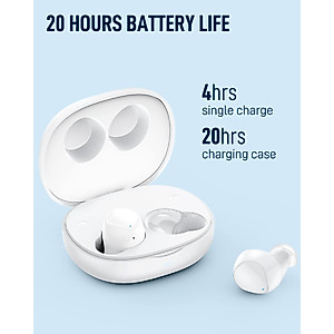 PISEN Wireless Earbuds, Bluetooth Earbuds Waterproof Noise Cancelling Earbuds Wireless Bluetooth in Ear with Mics Premium Sound for Sport, Work, Home Office