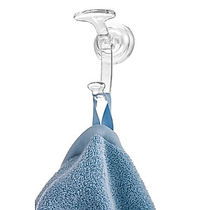 InterDesign Power Lock Suction, Spa Hook, Clear