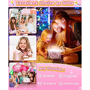 Peach Girls Princess Costume Adult,Super Bros Princess Toys Light UP Cape Set for Kids Cosplay Halloween Dress Up Clothes for Little Girls Accessory