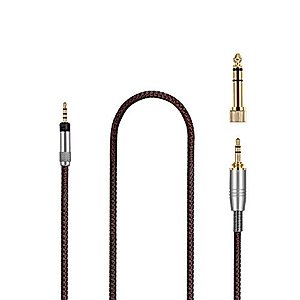 KetDirect Replacement Audio Cable Upgrade Headphone Cord with Lock Connector for Sennheiser HD558, HD518, HD598, HD598 SE, HD598 Cs, HD598 SR, HD599, HD569, HD579 Headphones 1.2meters/4feet