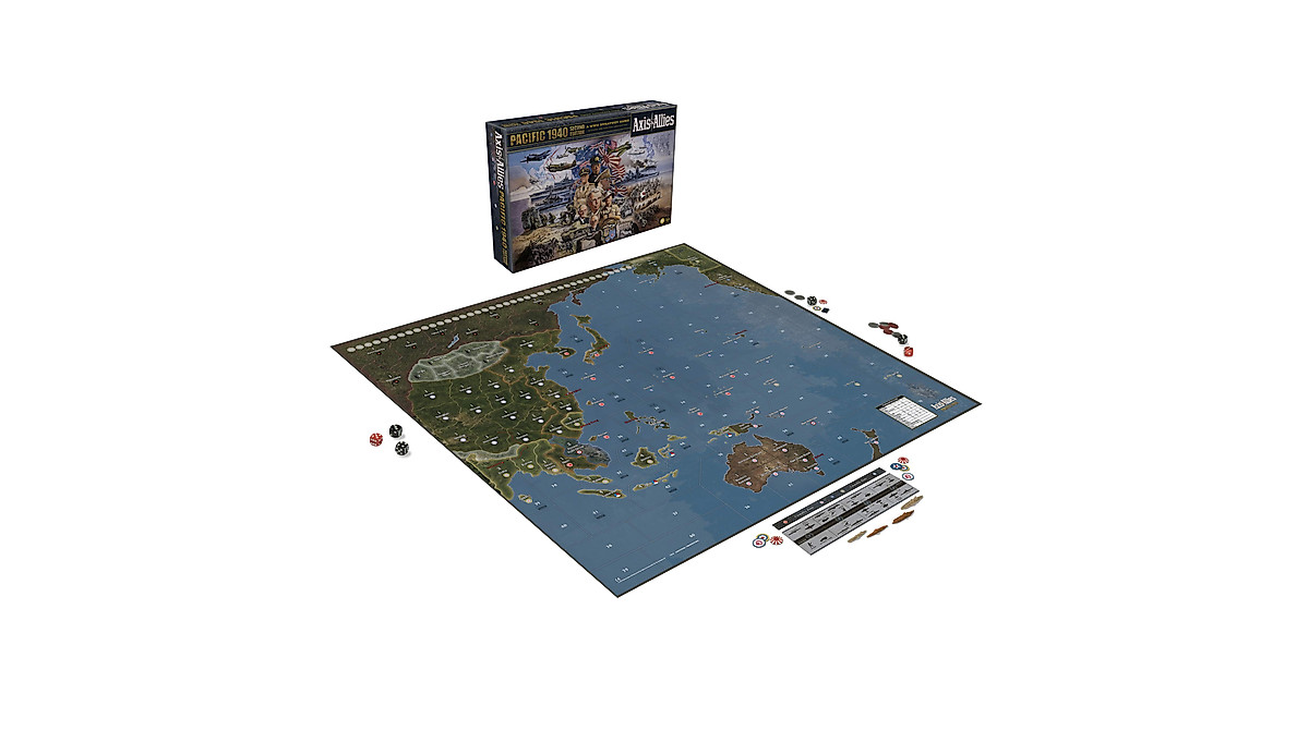 Axis & Allies Pacific 1940 Board Game | WWII Strategy Fun