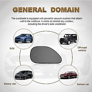 2 Pack Car Side Window Sun Shade, Glare and UV Rays Protection for Your Child, with Sun UV Protection, Reduce Damage from Direct Bright Sunlight and Heat Universal Car Window Shade