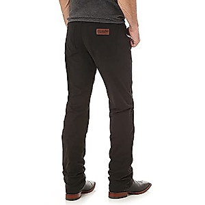Wrangler Men's Retro Slim Fit Straight Leg Jean, Black, 33W x 30L