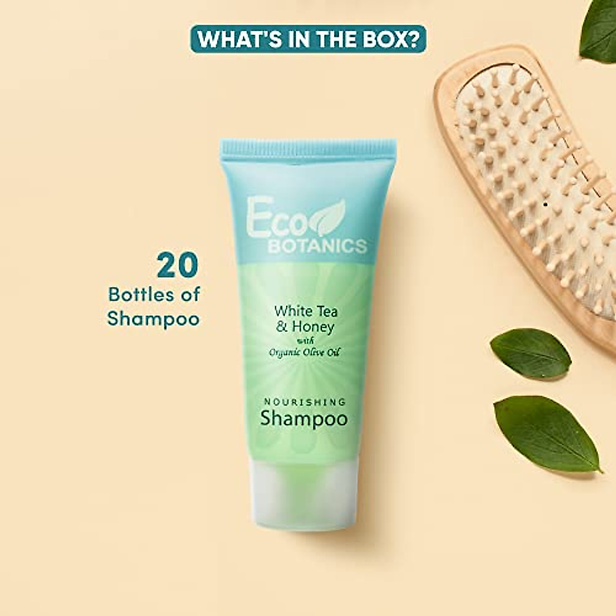 Eco Botanics Travel-Size Hotel Shampoo .85 oz (Case of 20)