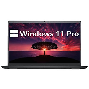 Dell Inspiron 3000 Business Laptop, 15.6 HD Display, Intel Pentium Silver N5030 Processor, Windows 11 Pro, 16GB RAM, 1TB HDD, HDMI, WiFi, Webcam, Bluetooth, SD-Card Slot, Carbon Black, A