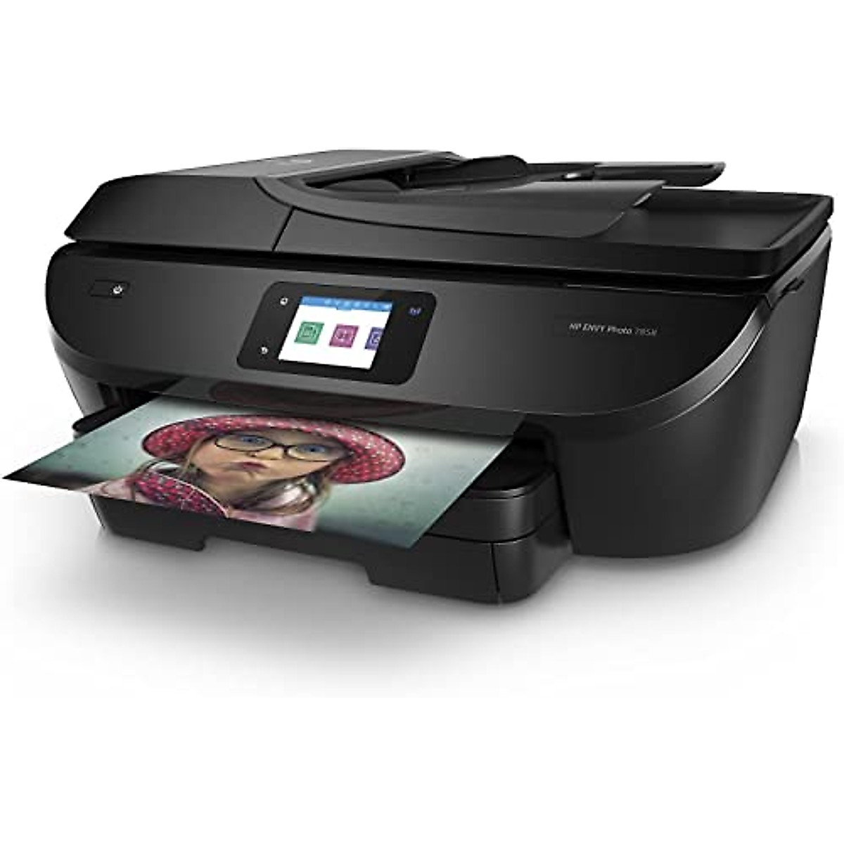 HP ENVY Photo 7858 All-in-One Inkjet Color Photo Printer with Mobile Printing K7S08A (Renewed)