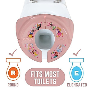 Disney Princess "Loving Life" Folding Potty Seat - Travel Potty Training Seat